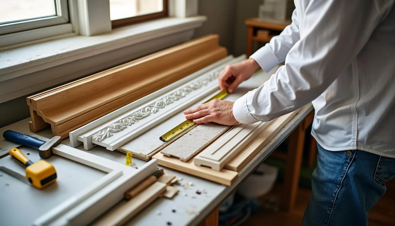 Pose de moulure au plafond : guide illustré étape par étape